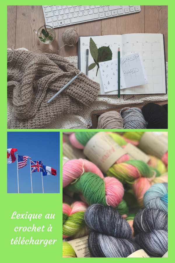 # Crochet : lexique français-anglais ~ Les Doudies ~ spécial crochet